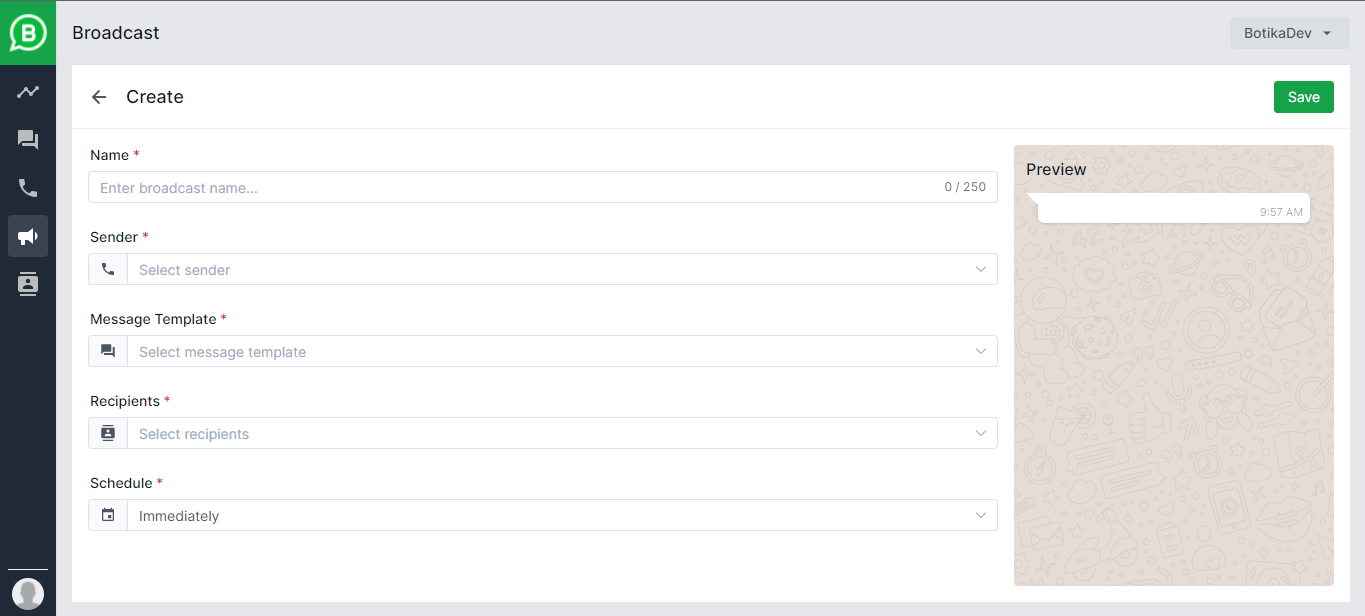 Whatsapp Business Solution | Manage Broadcast